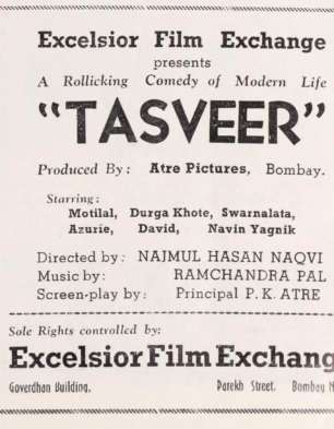 Tasveer Movie: Review | Release Date (1943) | Songs | Music | Images ...