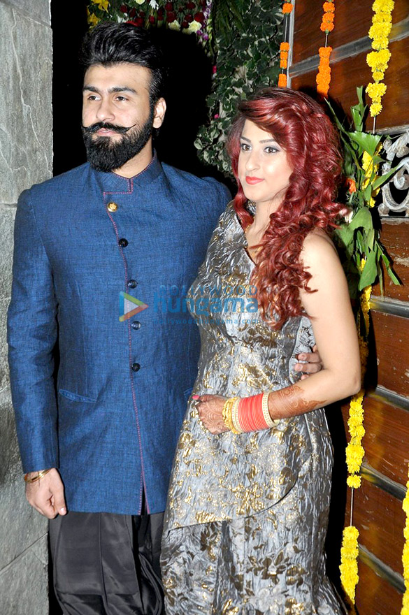 Aarya Babbar poses with wife post his wedding | Aarya Babbar, Jasmine ...