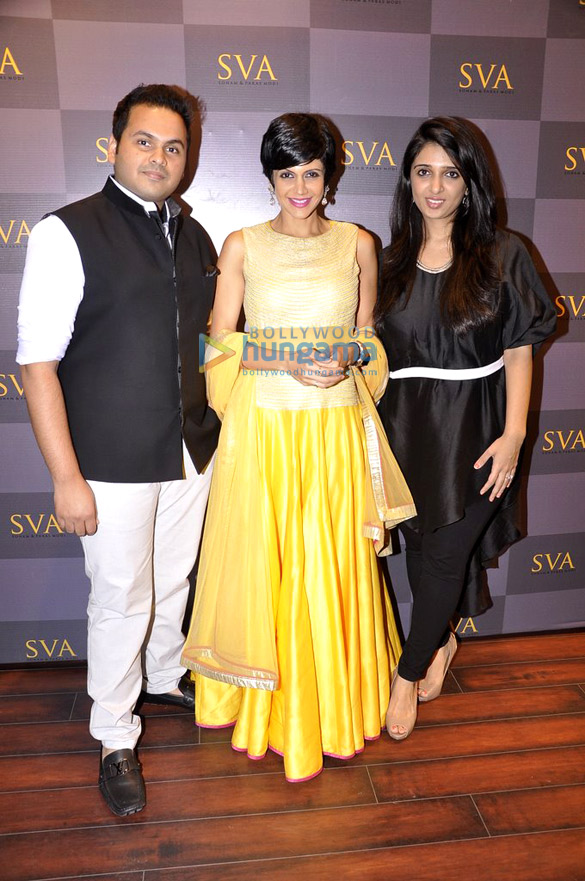 Neha Sharma, Mandira Bedi & Karishma Tanna at studio SVA launch ...