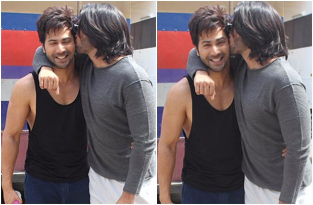 BROMANCE ALERT! Ranveer Singh showers love on Varun Dhawan with a kiss ...