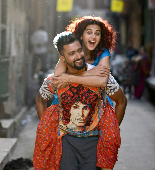 Manmarziyaan First Look: Vicky Kaushal and Taapsee Pannu are the happy couple and Abhishek ...