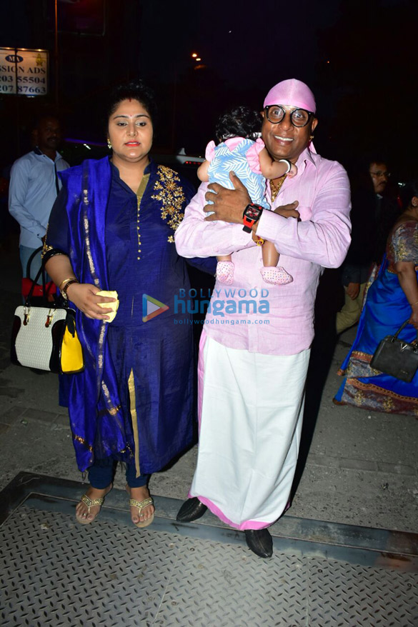 The Ambani family and Sivamani snapped at Siddhivinayak Temple (2 ...