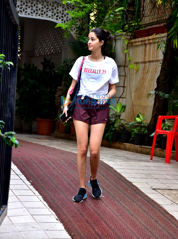 Ananya Pandey snapped at the gym | Ananya Pandey Images - Bollywood Hungama