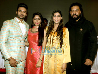 Sapna Choudhary, Vikrant Anand, Zuber K Khan and Anju Jadhav grace the muharat of the film Dosti ...