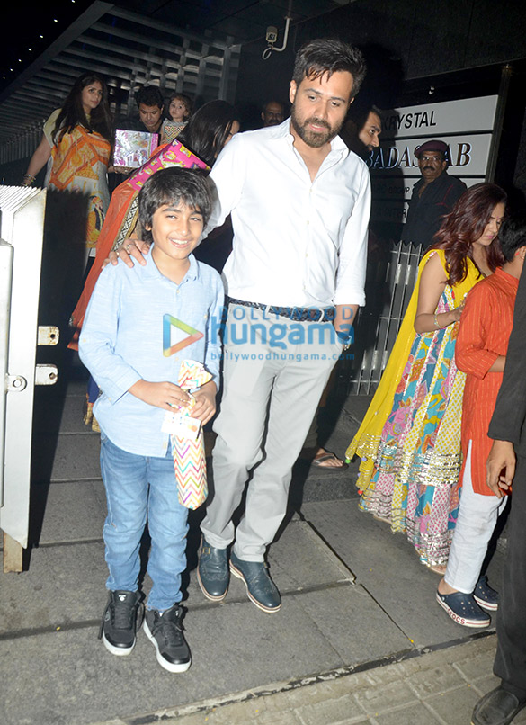 Emraan Hashmi and family snapped at Hakkasan in Bandra | Ayaan Hashmi ...